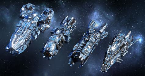 spaceship capital ship collection i 3d space unity asset store