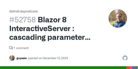 Blazor 8 Interactiveserver Cascading Parameter Passed From App To