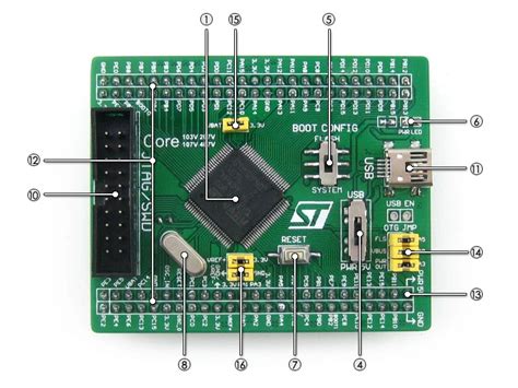 waveshare 코어 보드 stm32f407v stm32f4 코어 보드 stm32f407vet6 stm32f407 stm32