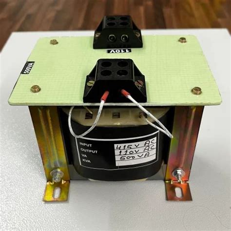 0 05 Kva Single Phase Control Transformer 500va 415 110v At ₹ 2800 In Raipur