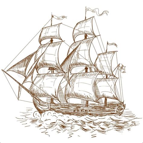 How To Draw A Realistic Sailboat M Bo Batan
