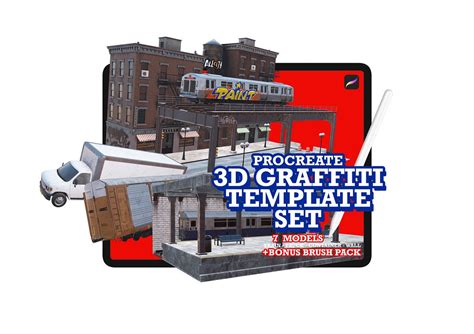 Procreate Templates Procreate Graffiti Medium