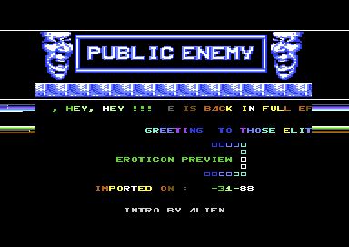 CSDb Eroticon Preview By Public Enemy CSDb Eroticon Preview By Public Enemy