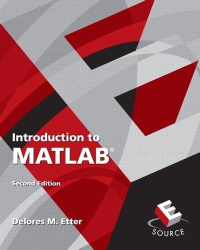 Introduction To Matlab Etter Delores M 9780136081234 Abebooks