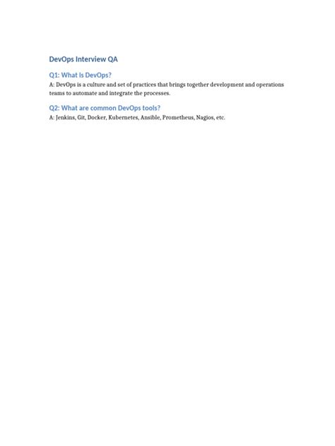 Devops Interview Qa Pdf
