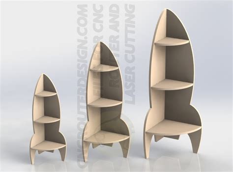 Design For Cnc Router And Laser Cutting Wall Corner Shelf Vector File In Dxf 057 Cnc Router