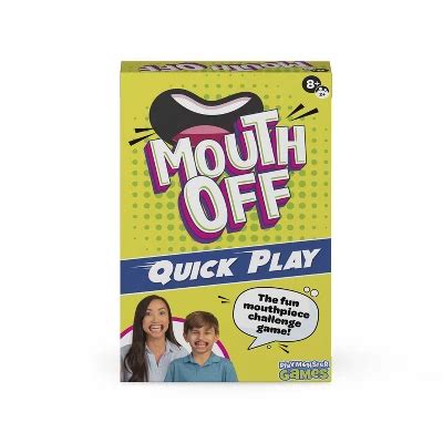 Playmonster Mouth Off Quick Play Board Games Target
