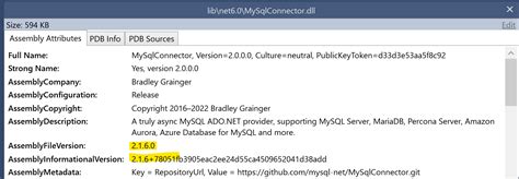 2 1 0 · mysql net mysqlconnector · discussion 1094 · github
