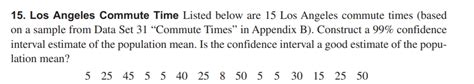 Solved Repeat Exercise 15 Using All Of The 1000 Los Angeles