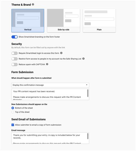 Smartsheet Form — Smartsheet Community