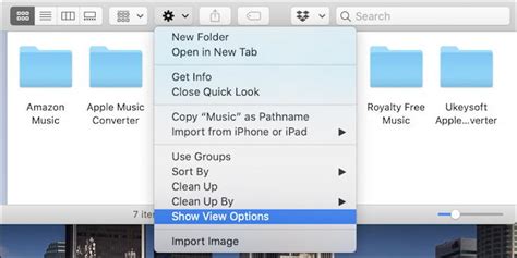 how can i display folder sizes in macos x finder