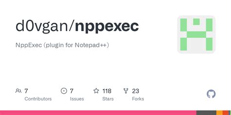 Github D0vgannppexec Nppexec Plugin For Notepad