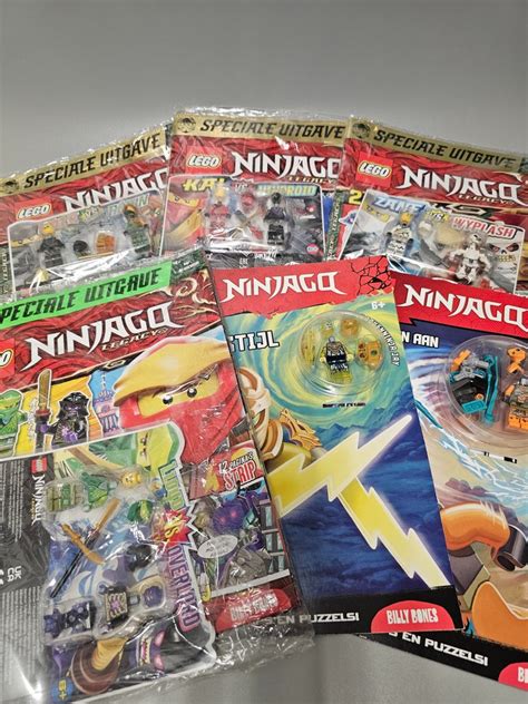 Lego Ninjago Figuur 6x Lego Magazin With Minifigmini Build