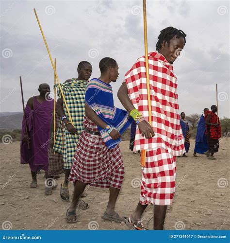 A Masai Dance In Tanzania Editorial Photography Image Of Outfit