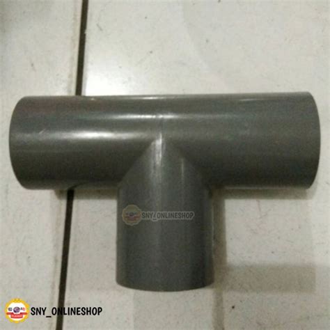Jual Sambungan T Tee Sambungan Pipa Tee 1 1 2 Inch Rucika Aw Shopee Indonesia