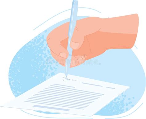 Hand Signing Contract Concept Agreement Deal Pen Writing Signature