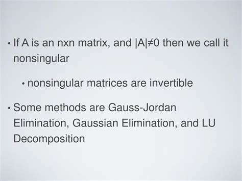 Ppt Moore Penrose Pseudoinverse And Generalized Inverse Powerpoint Presentation Id 2637440