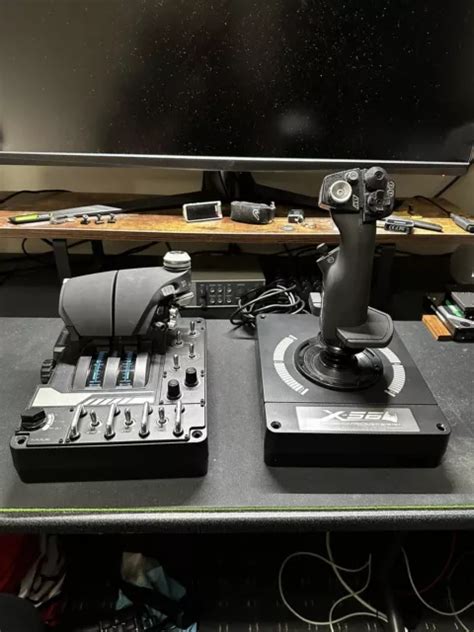 LOGITECH G X56 HOTAS RGB Throttle Stick Simulation Controller 150 00 PicClick UK