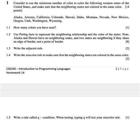 Solve Using Prolog Facts Consider To Use The Minimum Number Of Course Hero