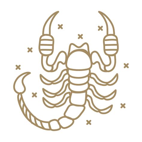 Scorpio Astrology Zodiac Sign 11264411 Vector Art At Vecteezy