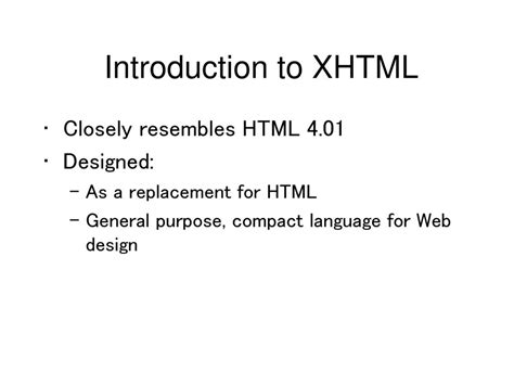 Cita 330 Section 3 Xhtml Ppt Download