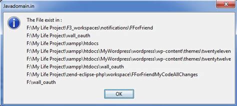 FileSearch In Java With User Interface NgDeveloper