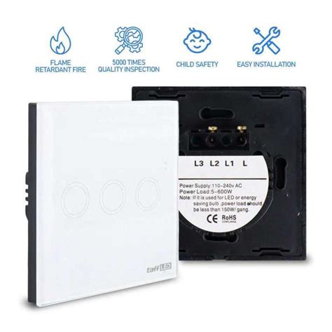 Jual Saklar Lampu Luxury Touch Led Light Panel Ao Sakelar Listrik Sakral Saklar Lampu Rumah