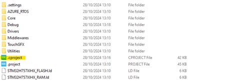 Solved I Cant Generate Code With Touchgfx Due To Cproje