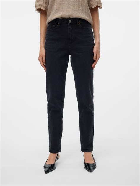 Mom Jeans High Waist Ripped And More Vero Moda