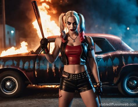 Harley Quinn Prompts Stable Diffusion Online