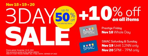 Manila Shopper SM Malls SM Store Day SALE
