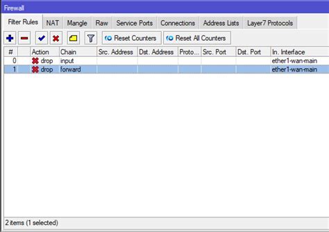 Mikrotik настройка фаервола Хостинги