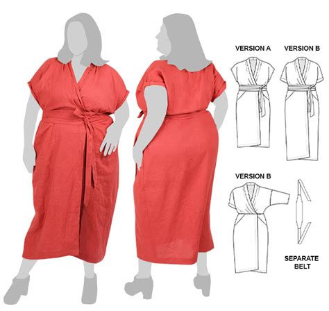 36 Sewing Patterns For Wrap Dresses 11 Free Pdfs