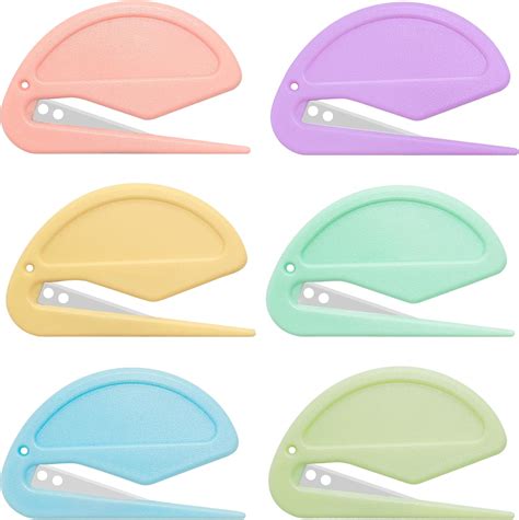 6 Pack Macarons Envelope Opener Letter Opener Envelope