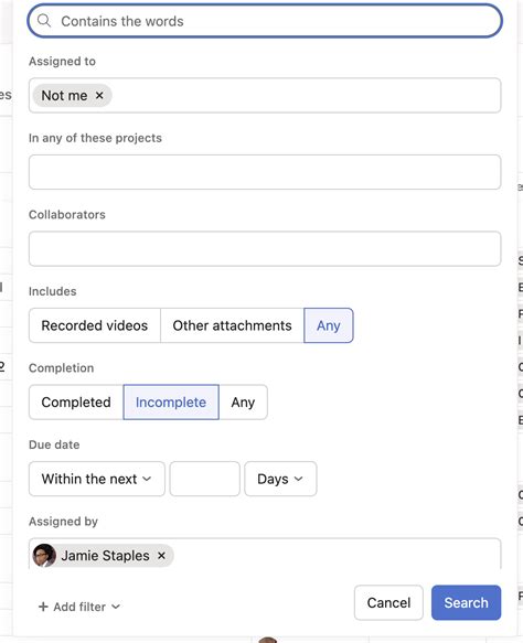 Add Every Task Ive Assigned To A Specific Person To One Project