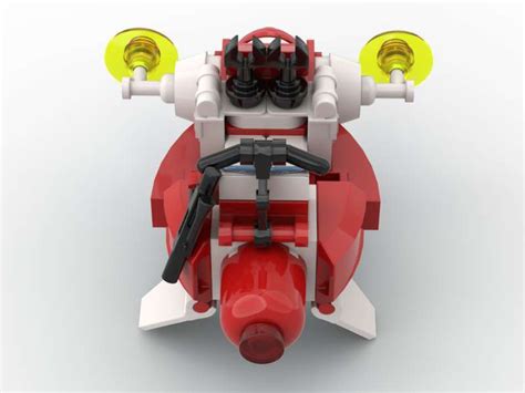 Lego Moc Cloud City Speeder By Brickartlille Rebrickable Build With Lego