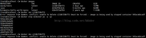 linux docker删除镜像 kaillinux镜像 csdn博客