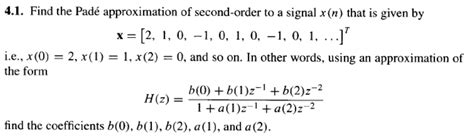solved problem 4 1 statistical digital signal processing and