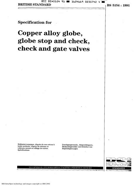 BS 5154 | PDF