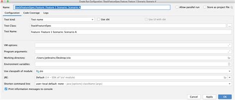 Run Debug And Test Scala Projects Intellij Idea Documentation