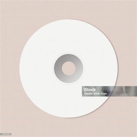 사실적인 흰색 Cd 모형 플랫레이 간단한 Cd 디스크는 우아한 밝은 배경에 상단 보기를 조롱합니다 빈 Cd 레이블 모형입니다