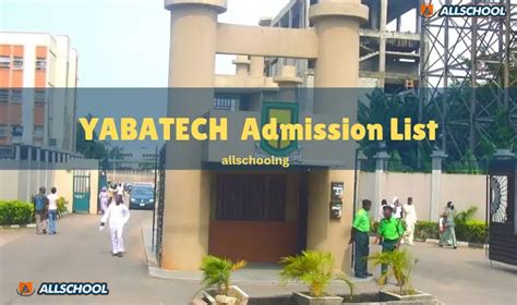 Yabatech Part Time Admission List 2025 2026 [updated]