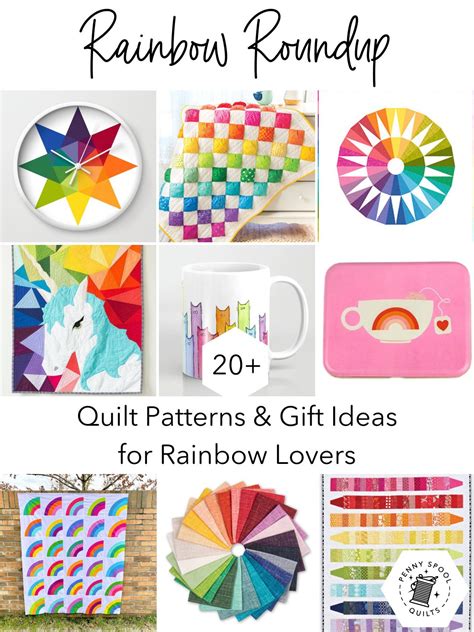 Rainbow Roundup Penny Spool Quilts