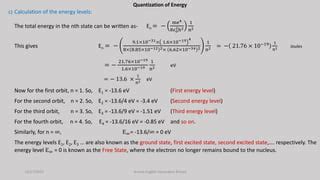 Quantization Of Energy Pptx