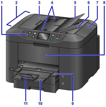 Canon : MAXIFY Manuals : MB2700 series : Front View