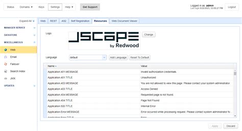 Customizing The Web Interface