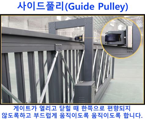 9ze 2 경부하 서스펜션 게이트캔틸레버 슬라이딩 게이트 대문wt L1800a 산업용 최대 개방폭 8미터 Light