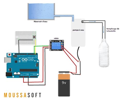 Comment Utiliser Pompe à Eau Ad20p 1230b 240lh 12 V Avec Arduino Moussasoft