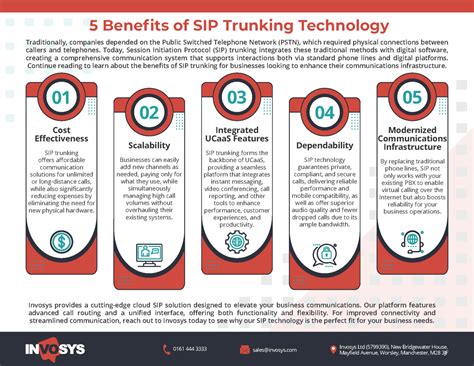 5 Benefits Of Sip Trunking Technology Invosys