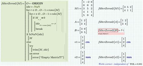 solved removing lines containing zero from vector in matc ptc community